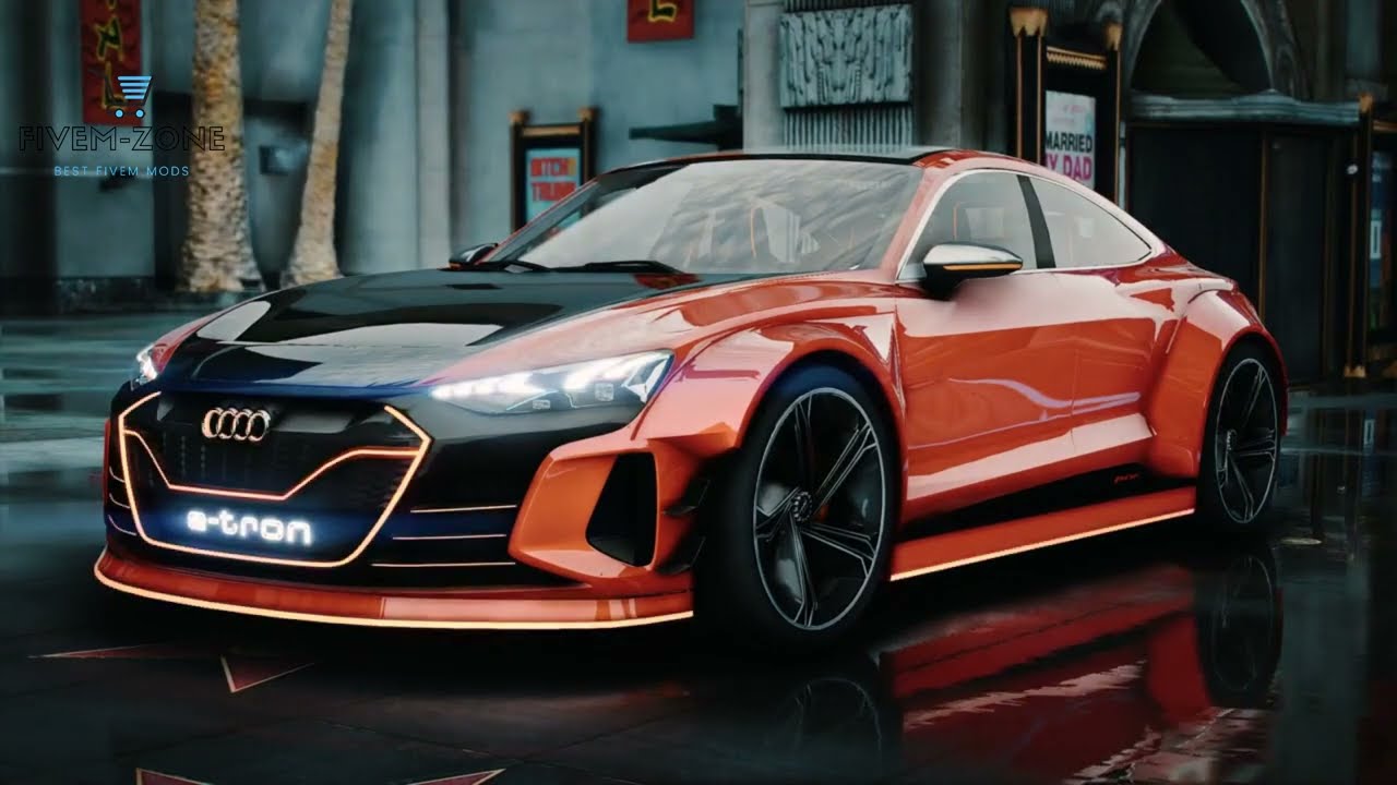 Audi E Tron GT 2ncs Animated Light | FiveM Zone