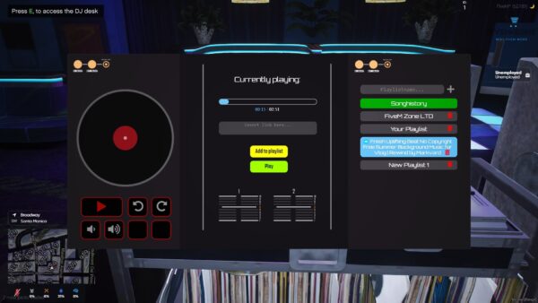 FiveM myDj Player | FiveM Zone