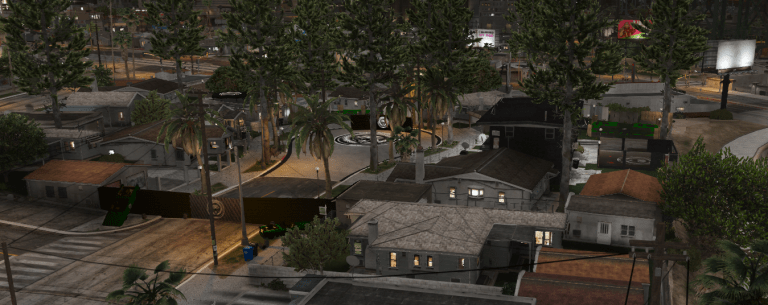 Custom Grove-Street | Exterior + Interior | FiveM Zone